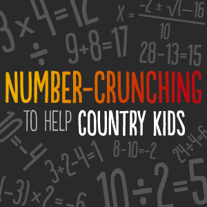 Number-crunching to help country kids - Origin Foundation